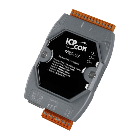 ICP DAS USA HRT-711 USER MANUAL Pdf Download | ManualsLib