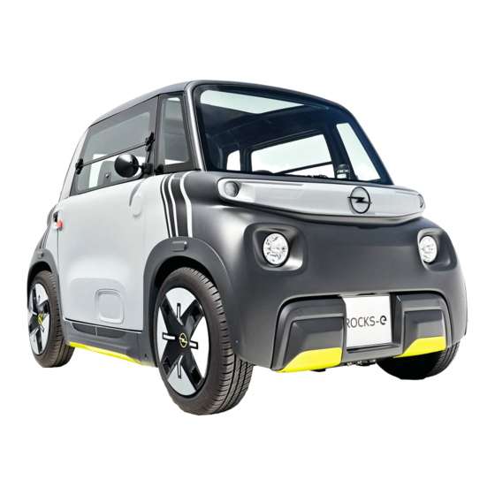 OPEL ROCKS-E 2021 OWNER'S MANUAL Pdf Download | ManualsLib