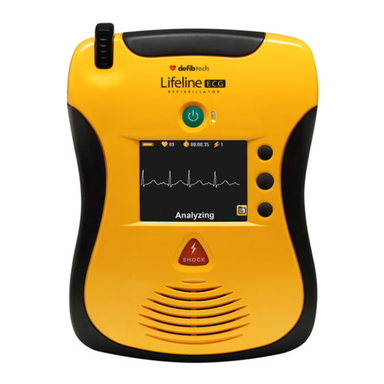DEFIBTECH LIFELINE/REVIVER ECG+ DDU-2475 USER MANUAL Pdf Download ...