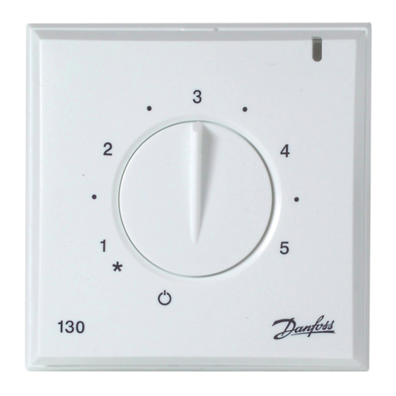 DANFOSS DEVIREG 130 INSTALLATION MANUAL Pdf Download | ManualsLib