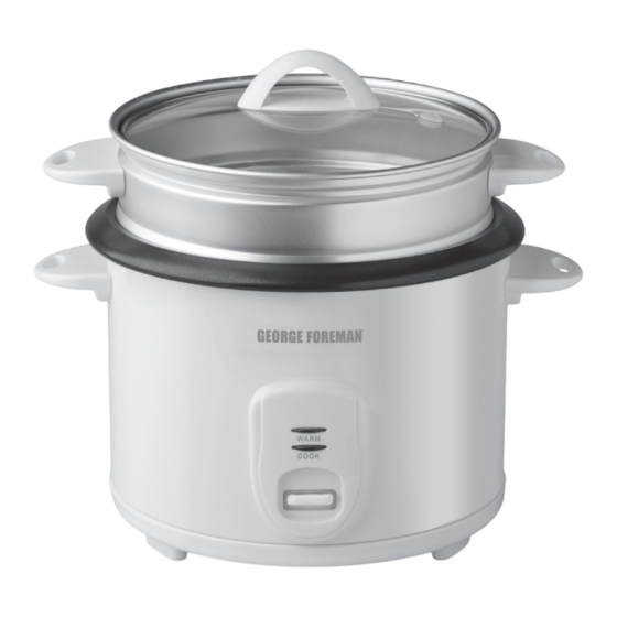 GEORGE FOREMAN GFRC8 MANUAL Pdf Download | ManualsLib