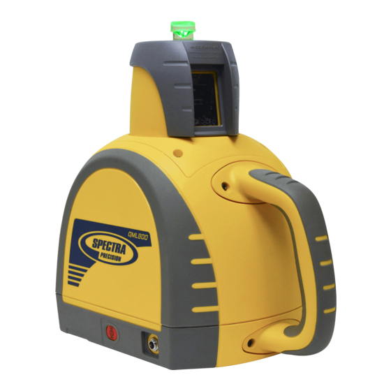 SPECTRA PRECISION QUICKMARK LAYOUT QML800 USER MANUAL Pdf Download ...