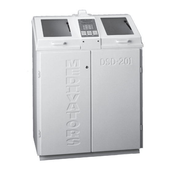 CANTEL MEDICAL MEDIVATORS DSD-201 QUICK START MANUAL Pdf Download | ManualsLib