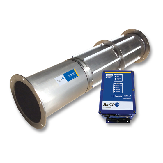 ITW SIMCO ION IQ POWER BPS-C INSTALLATION AND OPERATING INSTRUCTIONS ...