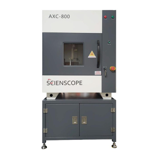 SCIENSCOPE AXC-800 OPERATOR'S MANUAL Pdf Download | ManualsLib