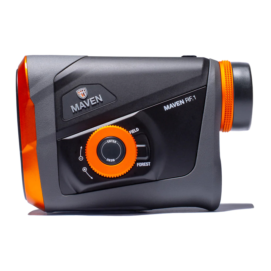Maven RF Series Laser Rangefinder Manual | ManualsLib
