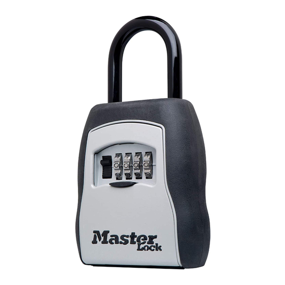 MASTER LOCK 5400D INSTRUCTIONS Pdf Download | ManualsLib