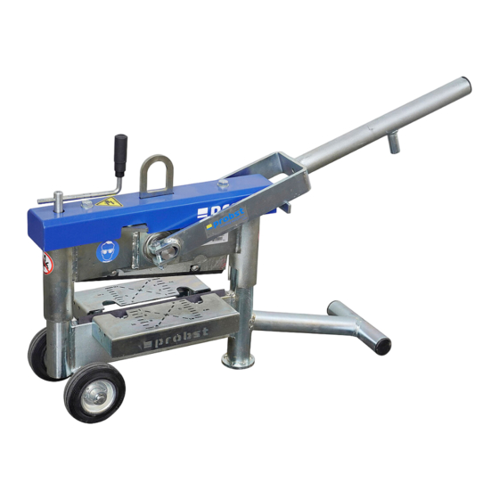 PROBST STS-EASY OPERATING INSTRUCTIONS MANUAL Pdf Download | ManualsLib