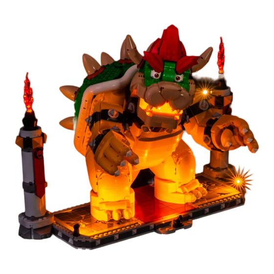 LIGHT MY BRICKS SUPER MARIO THE MIGHTY BOWSER 71411 INSTALLATION MANUAL ...