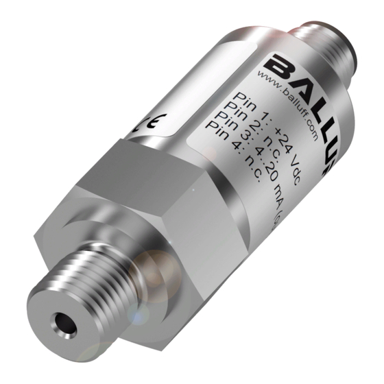 BALLUFF BSP B S1A-S4 SERIES USER MANUAL Pdf Download | ManualsLib