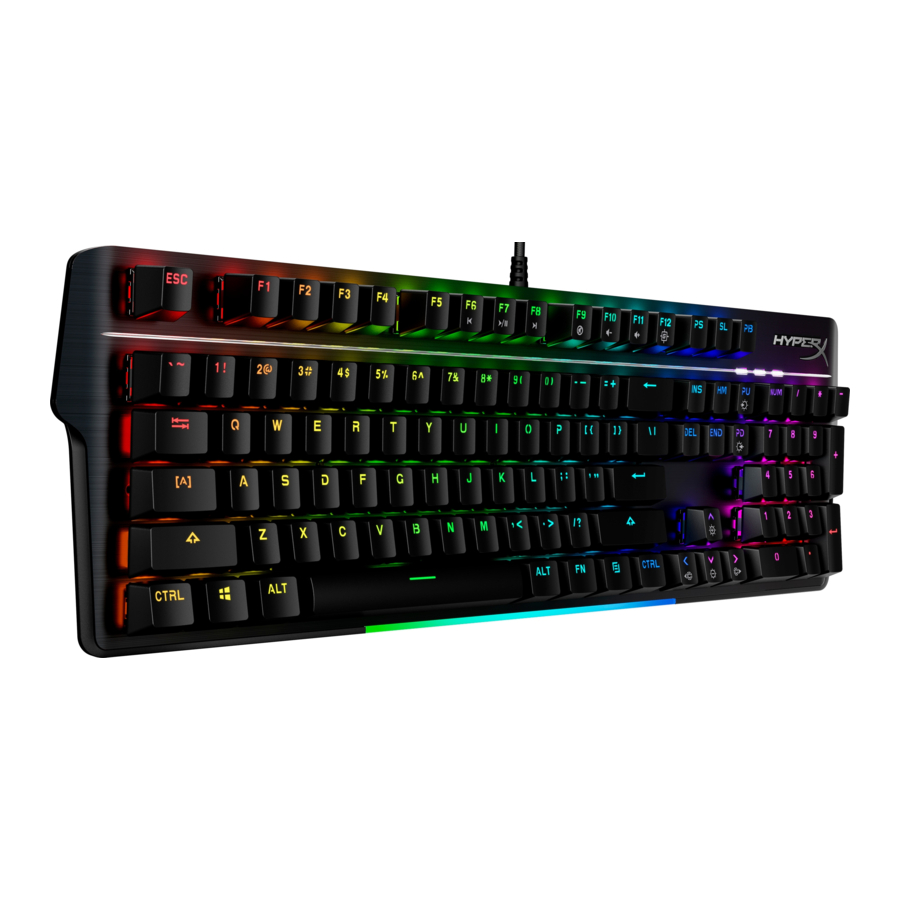 HyperX Alloy MKW100 Manual | ManualsLib