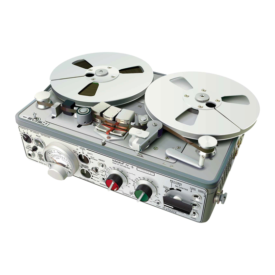 NAGRA IV-S SERVICE MANUAL Pdf Download | ManualsLib