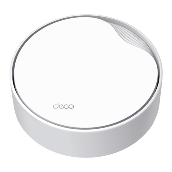 TP-LINK DECO X50-POE USER MANUAL Pdf Download | ManualsLib