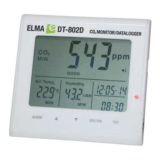 ELMA INSTRUMENTS DT-802D MANUAL Pdf Download | ManualsLib