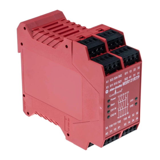 ROCKWELL AUTOMATION ALLEN-BRADLEY GUARDMASTER MINOTAUR MSR131RTP ...