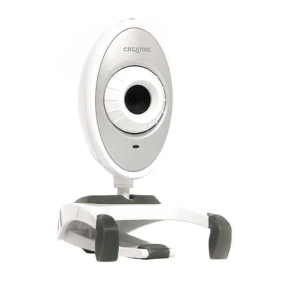 CREATIVE WEBCAM MANUAL Pdf Download | ManualsLib