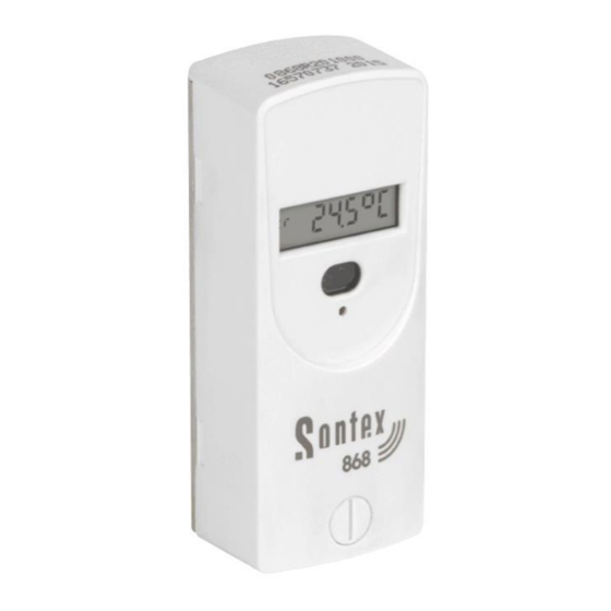 SONTEX 56 SERIES INSTRUCTIONS FOR USE MANUAL Pdf Download | ManualsLib