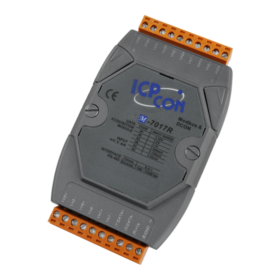 ICP DAS USA M-7017R QUICK START MANUAL Pdf Download | ManualsLib