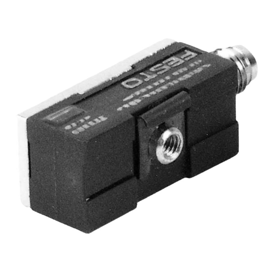 FESTO SME-1 SERIES OPERATING INSTRUCTIONS MANUAL Pdf Download | ManualsLib