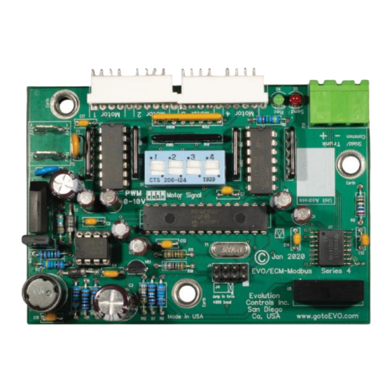 EVOLUTION CONTROLS EVO/ECM-MODBUS APPLICATION MANUAL Pdf Download ...