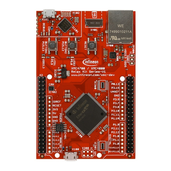 INFINEON XMC4700 RELAX KIT V1 SERIES MANUAL Pdf Download | ManualsLib