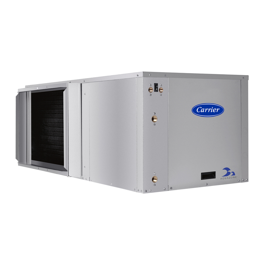 CARRIER AQUAZONE 50PSH INSTALLATION, START-UP AND SERVICE INSTRUCTIONS ...