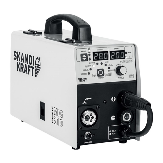 SKANDI KRAFT ISIMPLE MIG 210 OPERATING MANUAL Pdf Download | ManualsLib