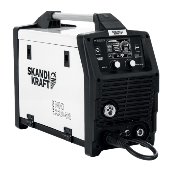 SKANDI KRAFT ITECH MIG 220 4R OPERATING MANUAL Pdf Download | ManualsLib