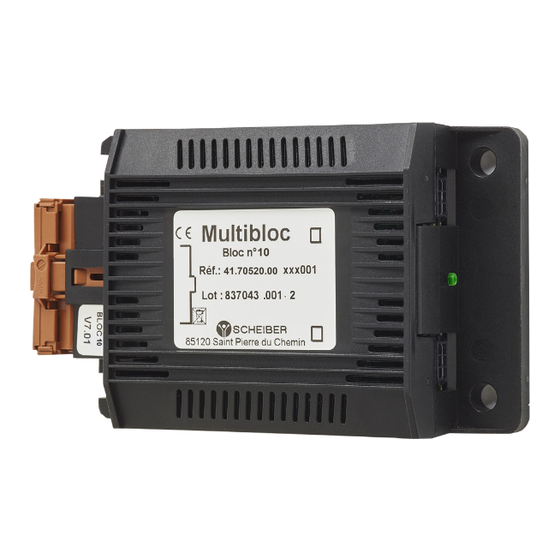 Scheiber Bloc 10 User And Troubleshooting Manual Pdf Download Manualslib