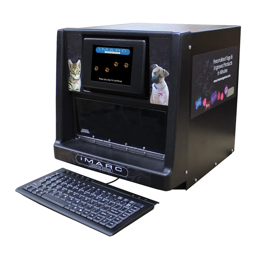 Imarc Pet Tag Engraver Manual | ManualsLib
