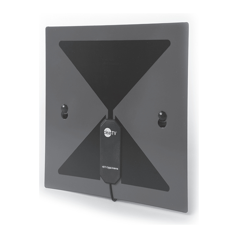 clear TV X-71 HDTV Digital Indoor Antenna Manual | ManualsLib