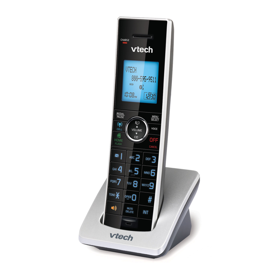 VTech DS6072 - DECT 6.0 cordless telephone Manual | ManualsLib