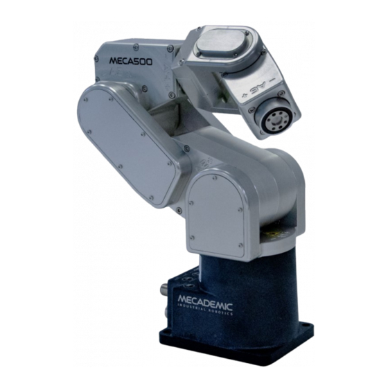 MECADEMIC MECA500 R3 PROGRAMMING MANUAL Pdf Download | ManualsLib