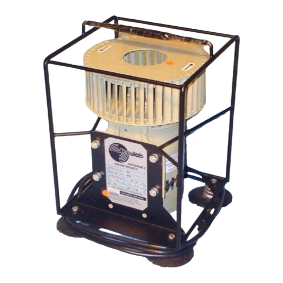 VIACOUSTICS ACCULAB RSS-101 REFERENCE SOUND SOURCE MANUAL Pdf Download ...