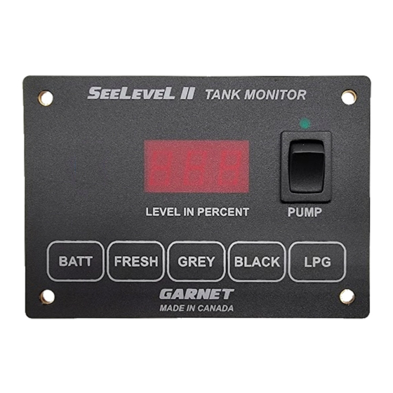 GARNET SEELEVEL II 709 SERIES INSTALLATION MANUAL & USER MANUAL Pdf ...