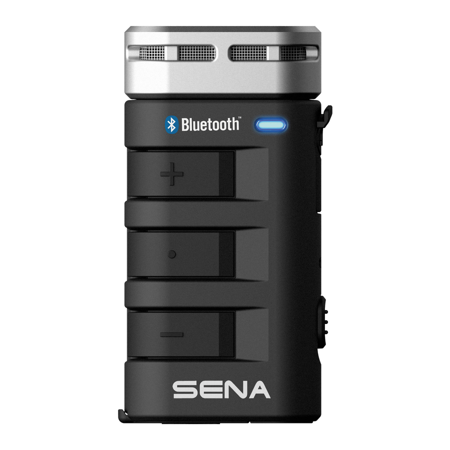 SENA Bluetooth Mic & Intercom BT10 Quick Start Guide | ManualsLib