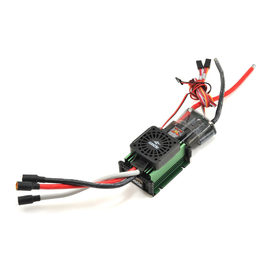 Castle Mamba XLX Extreme 1:5 Scale Power Systerm Quick Start Guide ...