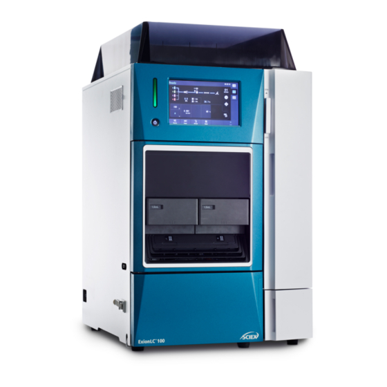SCIEX EXIONLC 100 HARDWARE USER'S MANUAL Pdf Download | ManualsLib