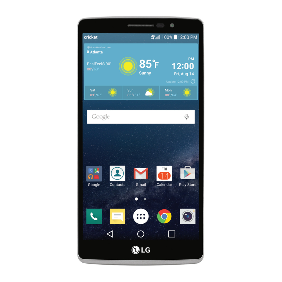 LG Cricket G Stylo Quick Start Guide | ManualsLib