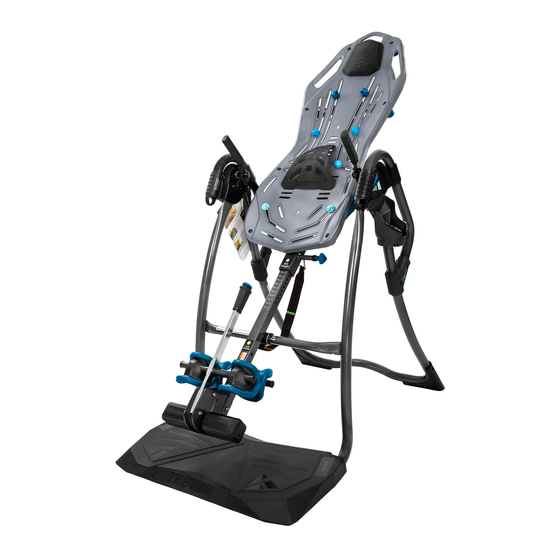 TEETER FITSPINE LX INVERSION TABLE ASSEMBLY INSTRUCTIONS MANUAL Pdf ...