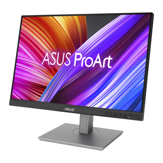 ASUS PA248CNV SERIES USER MANUAL Pdf Download | ManualsLib