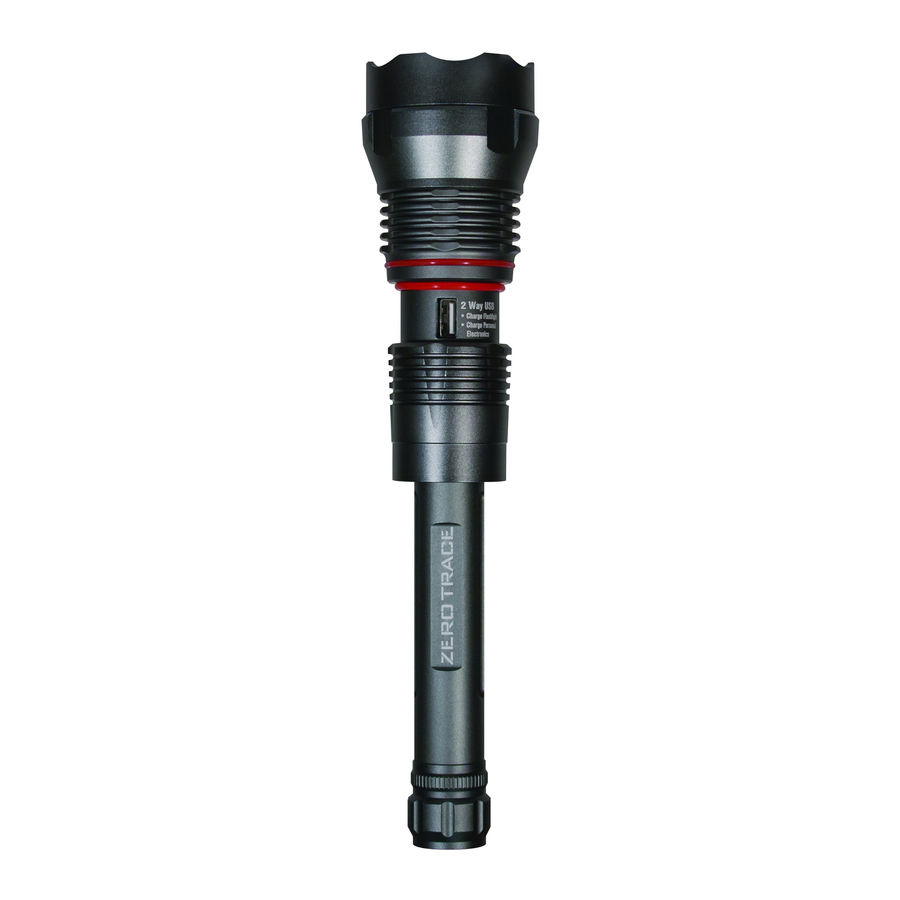 ZERO TRACE TL1KPZ - Lithium-ion Led Flashlight Manual | ManualsLib