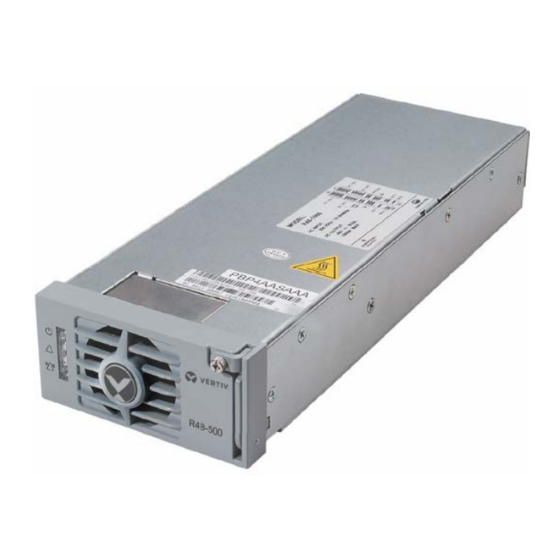VERTIV R48-500 USER MANUAL Pdf Download | ManualsLib