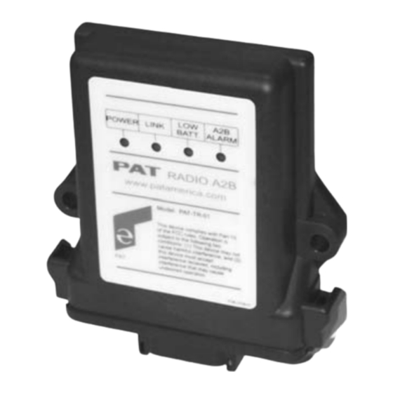 PAT AMERICA ANTI-TWO-BLOCK INSTALLATION, OPERATOR’S & TROUBLESHOOTING ... PAT AMERICA ANTI-TWO-BLOCK INSTALLATION, OPERATOR’S & TROUBLESHOOTING ...