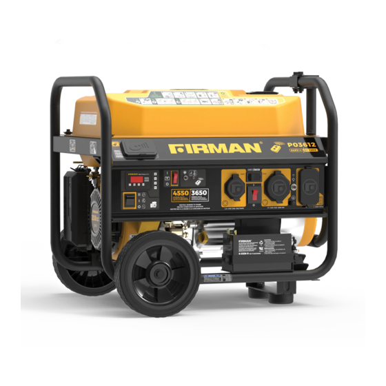 FIRMAN P03612 OWNER'S MANUAL Pdf Download | ManualsLib