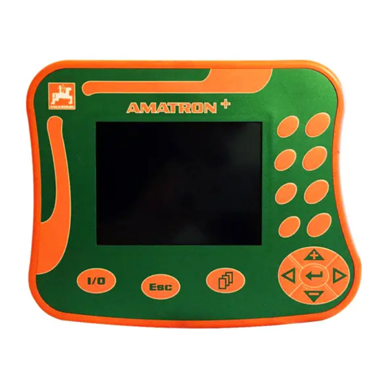 AMAZONE AMATRON+ OPERATOR'S MANUAL Pdf Download | ManualsLib