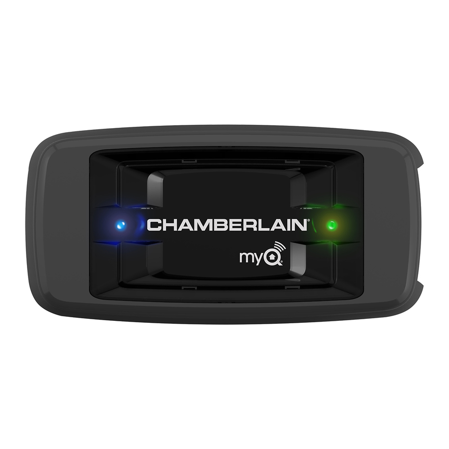 Chamberlain my Q 828EN - Internet Gateway Quick Start Guide | ManualsLib