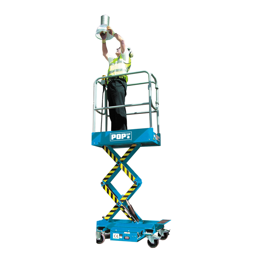 HSS Hire Pop Up Access Platform, 87200 Operating & Safety Guide ...
