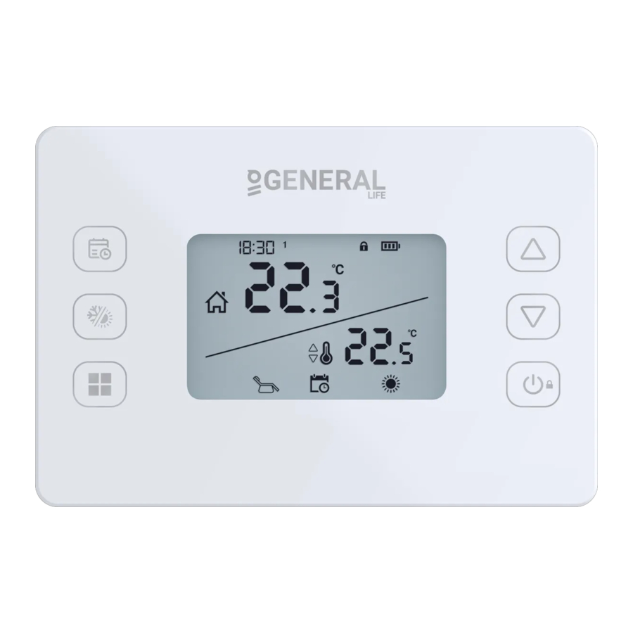 General SOLARA 330S RF - Room Thermostat Manual | ManualsLib