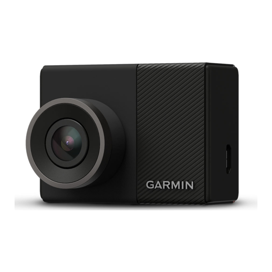 Garmin DASH CAM 45 Manual | ManualsLib